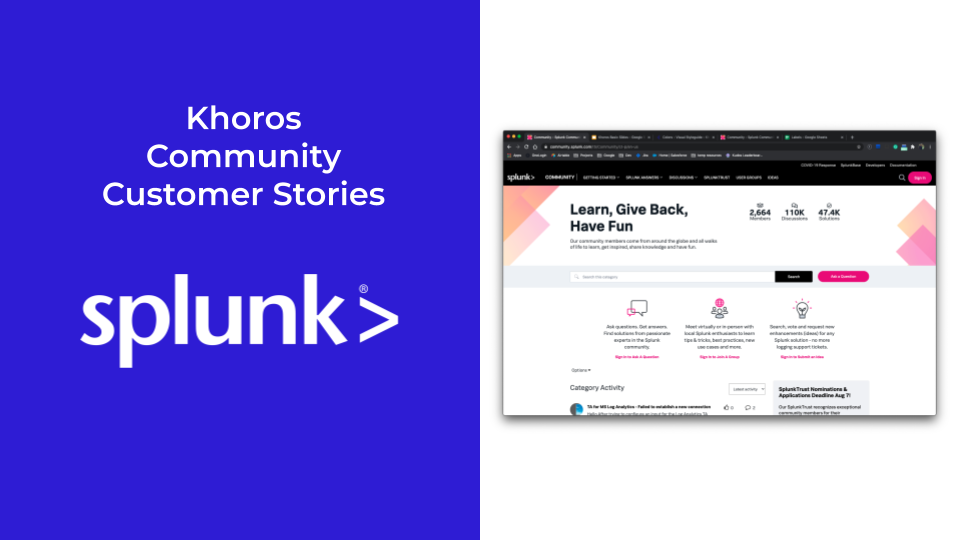 New Khoros Community: Splunk | Atlas
