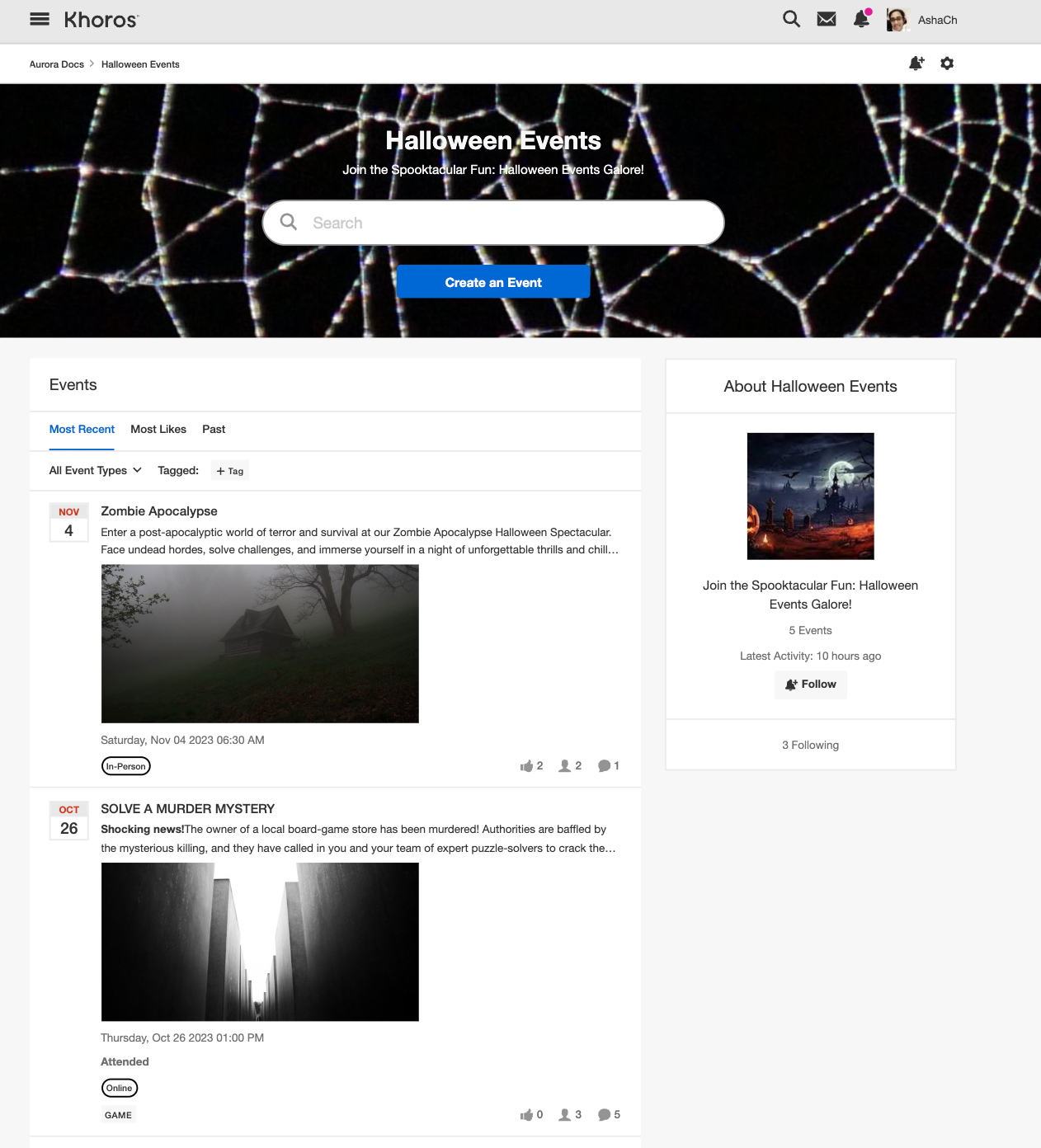 About Aurora Events | Atlas