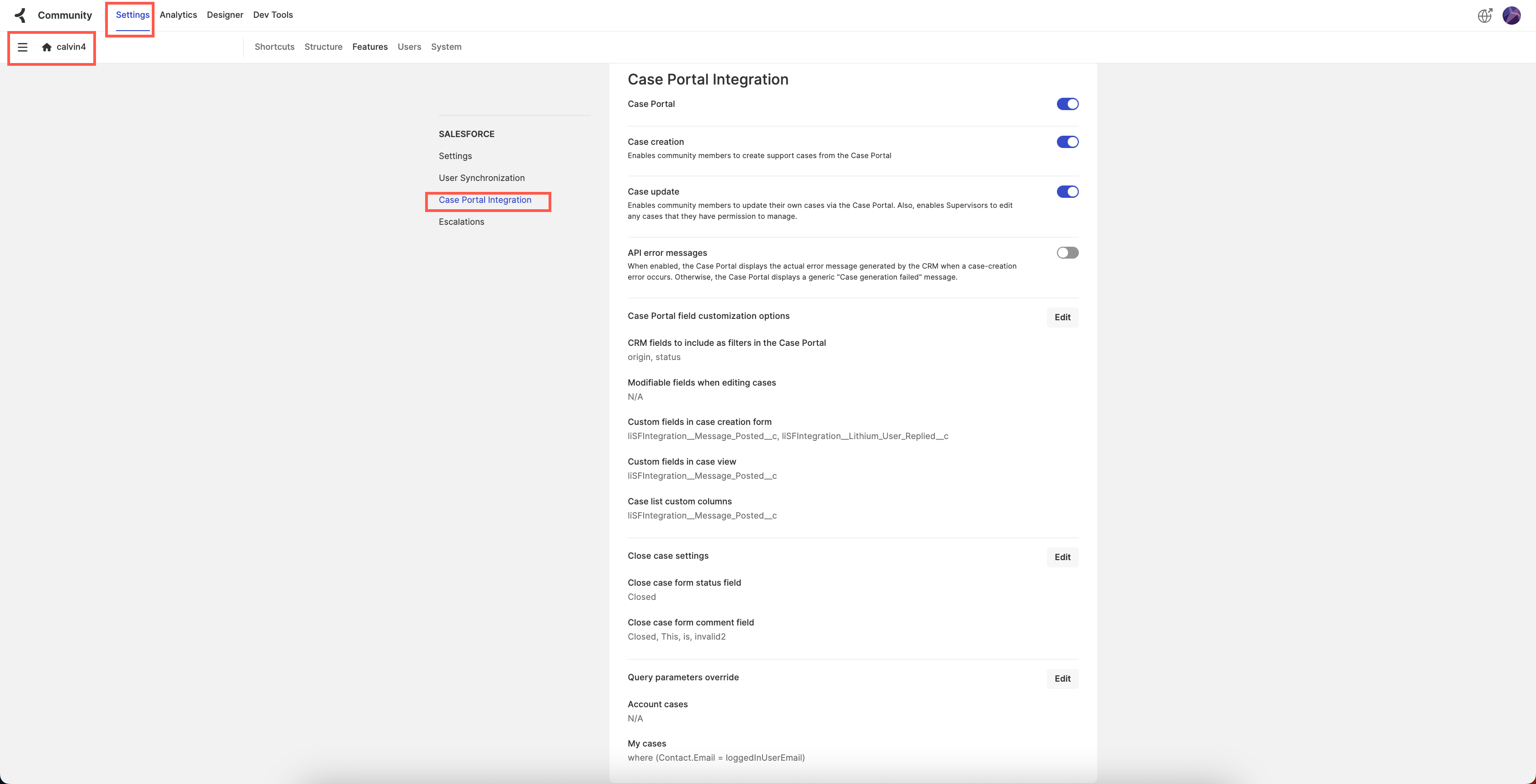 Aurora: Enable and configure Case Portal | Atlas